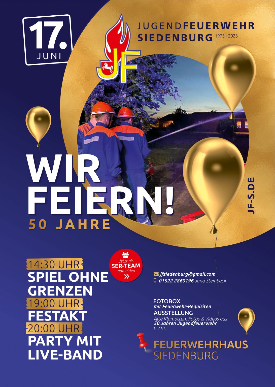 50 Jahre Jugendfeuerwehr Siedenburg – Ortsfeuerwehr Siedenburg